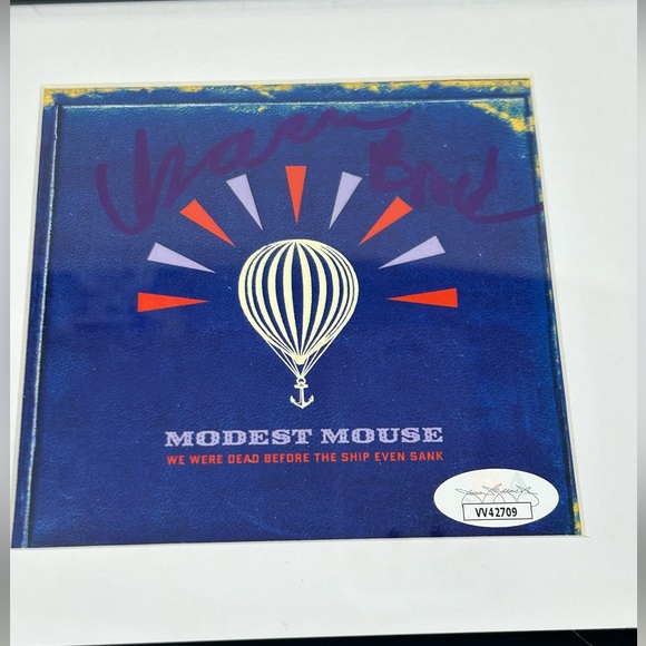 Wall Decor | Isaac Brock Signed Modest Mouse We Were Dead Before The ...
